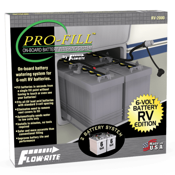 Pro-Fill RV - 2 Battery System - Flow-Rite Controls